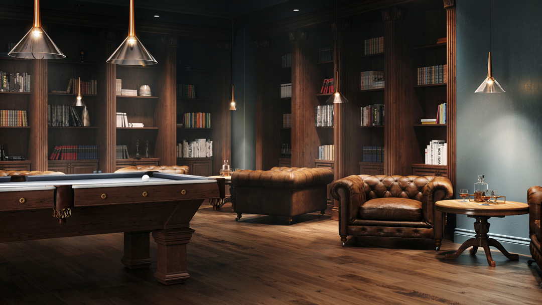 Pool and Cigar Room - KUB Studio